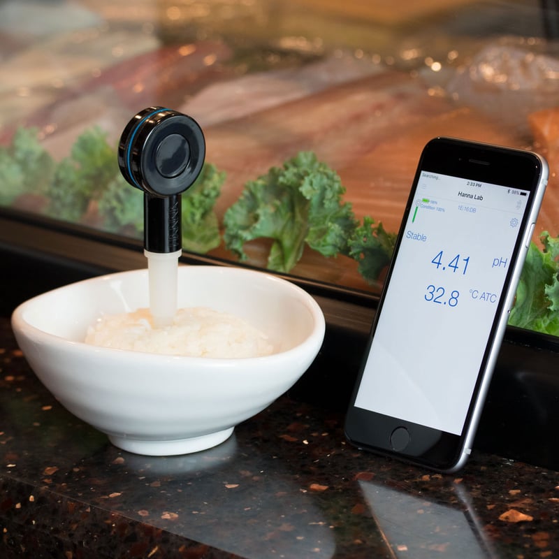 Measuring the pH of Sushi Rice